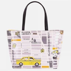 kate spade | Bags | Kate Spade Yellow Taxi Cab New York Francis Tote ...